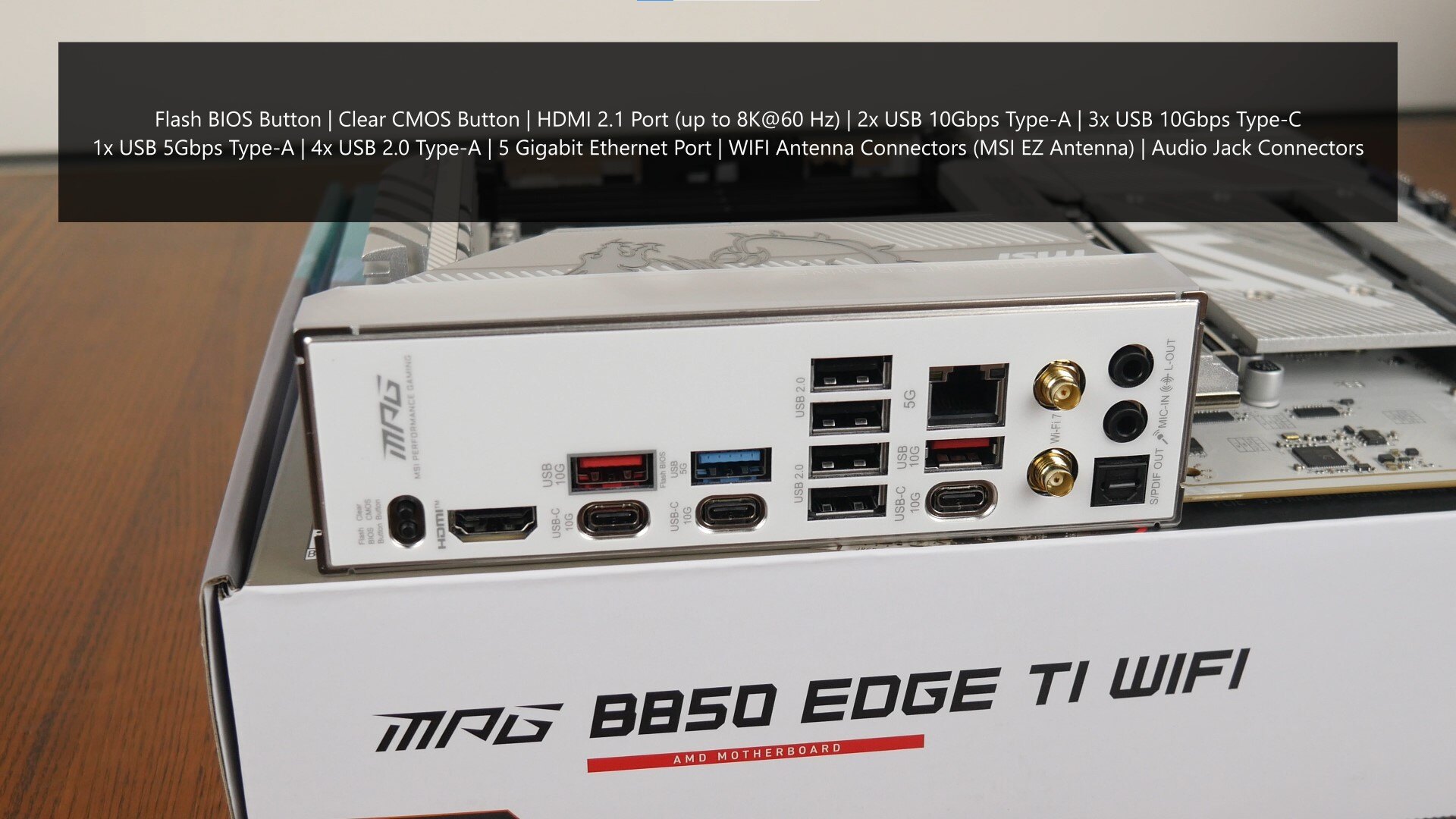 Unboxing & Overview: MSI MPG B850 EDGE TI WIFI AM5 Motherboard